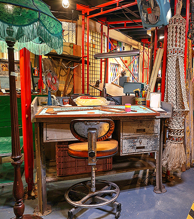 The sets re-creating the birth of SATURDAY NIGHT LIVE!